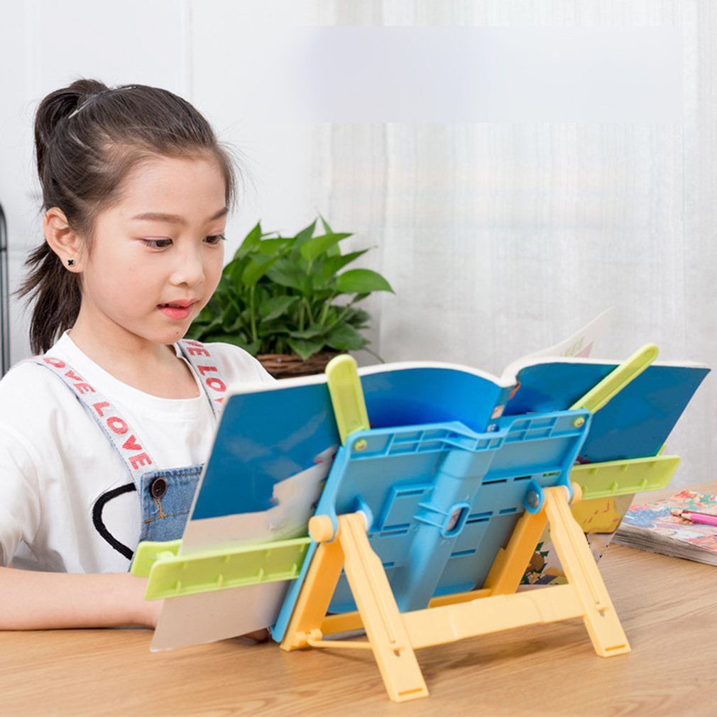 Foldable Book Stand Holder Portable Bookstand with... – Vicedeal
