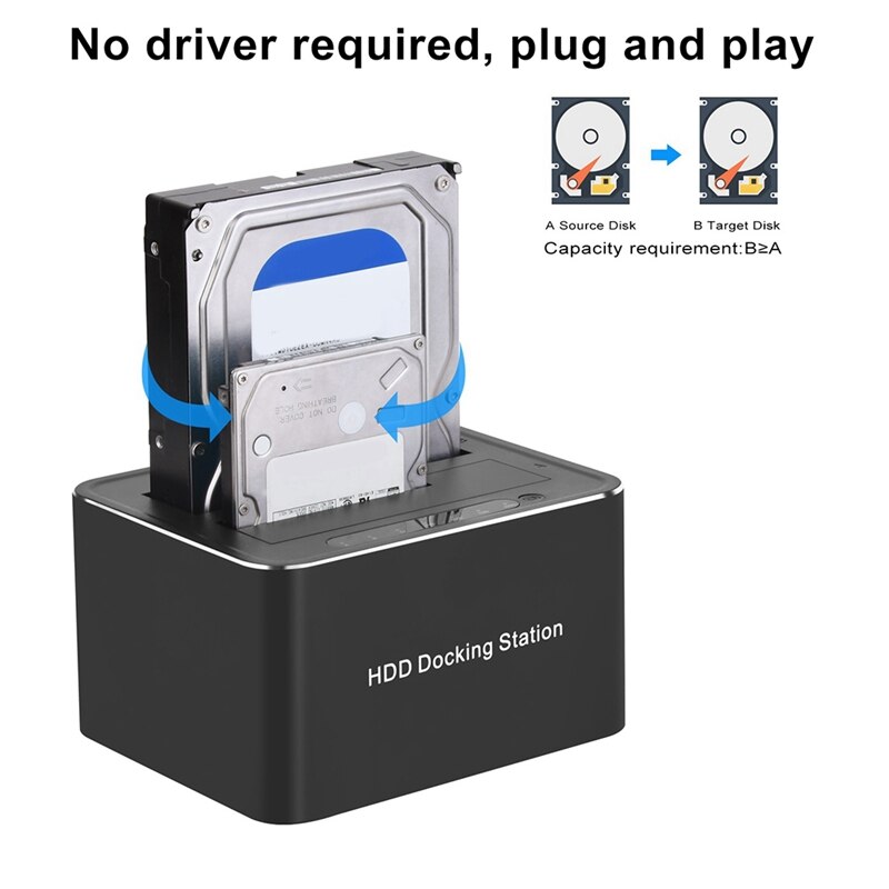 Usb 3.0 Naar Sata Dual Slot Externe Hdd Docking St... – Grandado