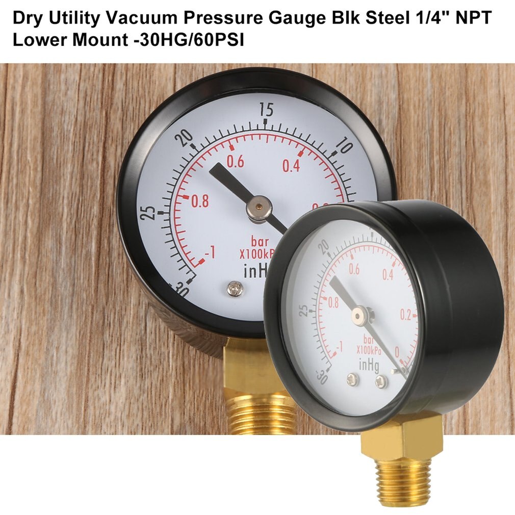 Vacuum Manometer Mini Dial Portable Dual Scale Dia... – Grandado