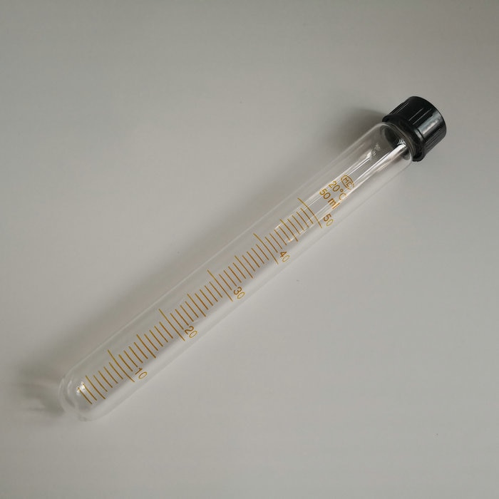 10pcs 50ml Graduation Glass Test Tube Round Bottom... – Grandado