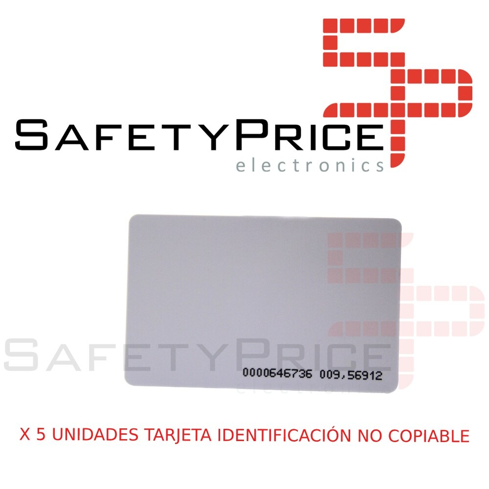 5X TARJETA TAG RFID DE ACCESO ID NO COPIABLE – Grandado