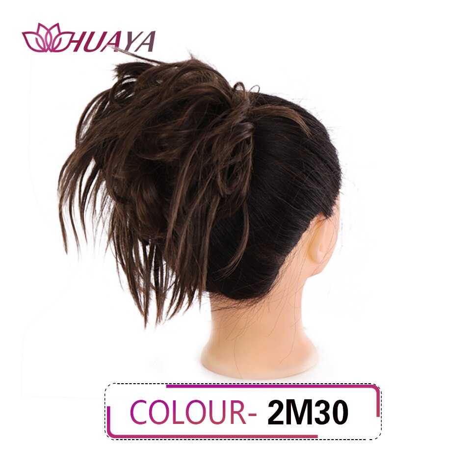 HUAYA Messy Hair Bun Hair Elastic Band Scrunchies ... – Grandado