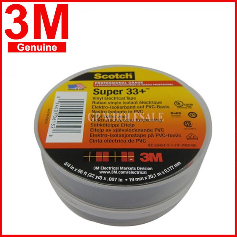 Original 3M Scotch Super 33+ PVC Electrical Insula... – Grandado