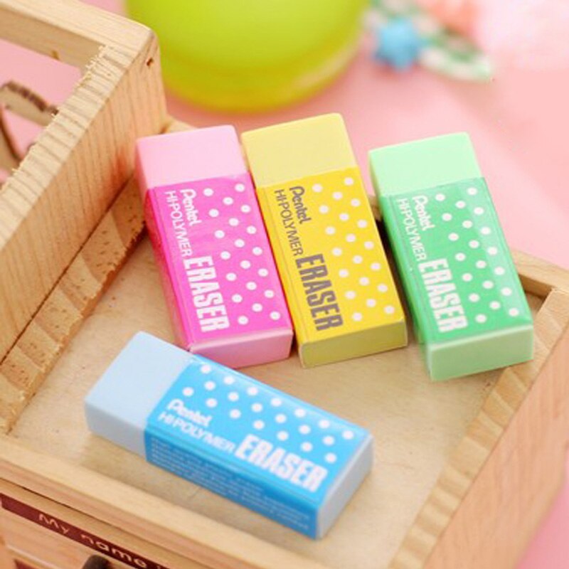 Pentel 4Pcs Cute Eraser ZEH-05 Color Candy Childre... – Grandado