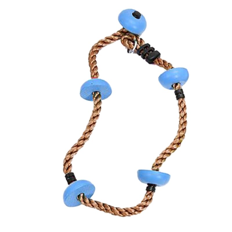 Jungle Gym Climbing Rope with Platforms and Disc S... – Grandado