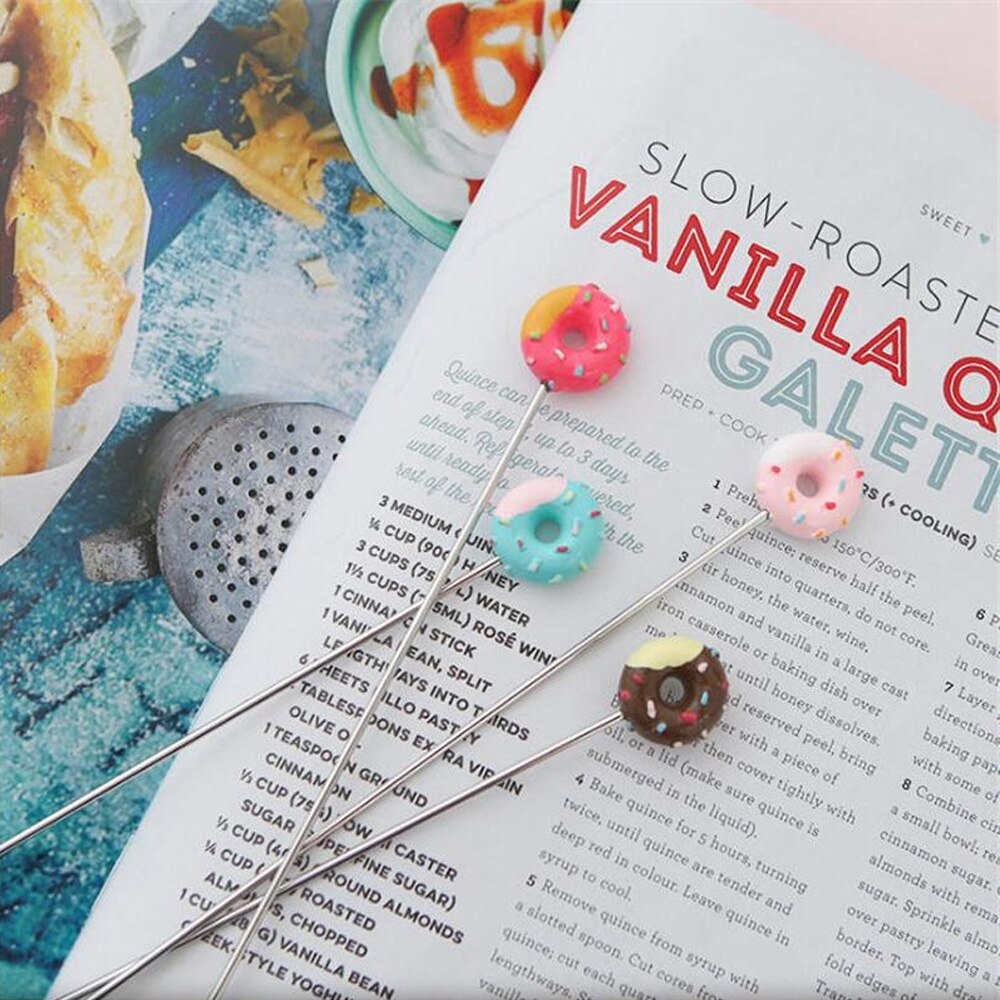 Donut Cute Stainless Steel Doughnut Dessert Spoon ... – Vicedeal