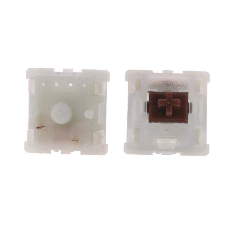 10pcs Gateron Switches 5Pin Milky Red Switch Mecha... – Grandado