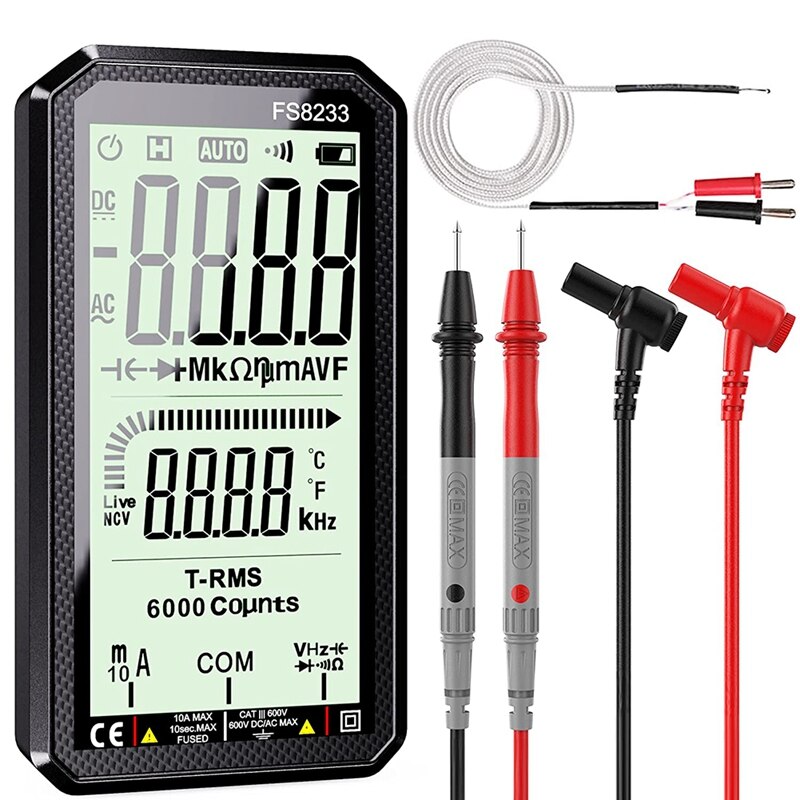 Digital Multimeter Automatic Ranging Voltmeter Ful... – Vicedeal