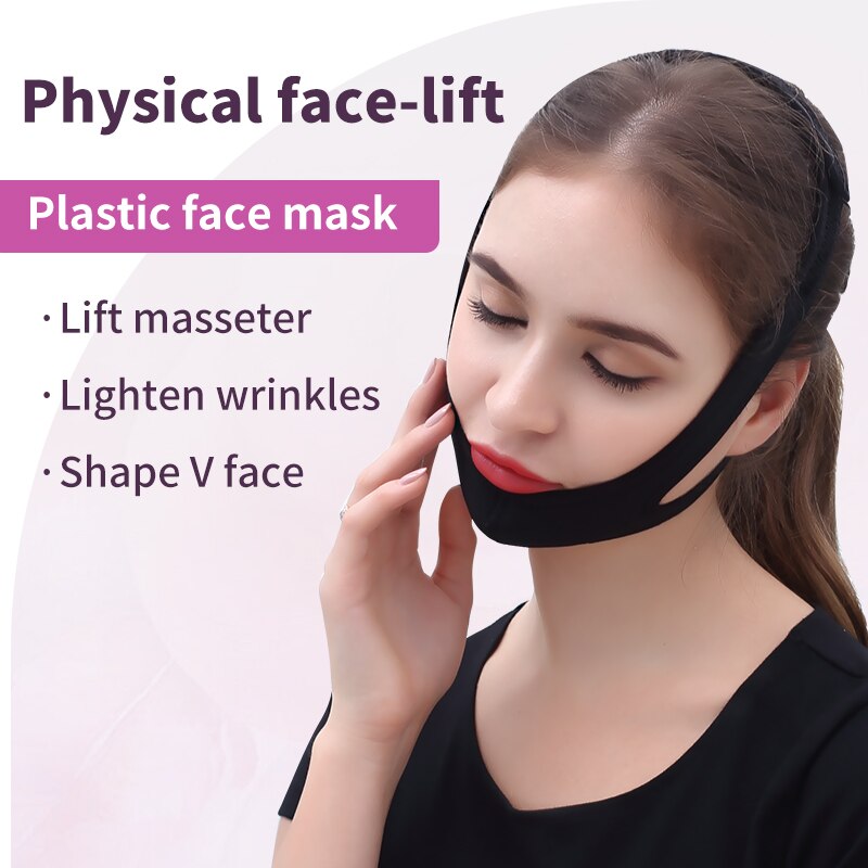 Elastic V Shape Face Slimming Strap Chin Cheek Lif... – Vicedeal