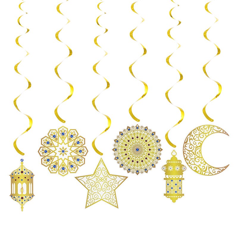 Ramadan Banner Bunting Decorations Eid Mubarak Dec... – Vicedeal