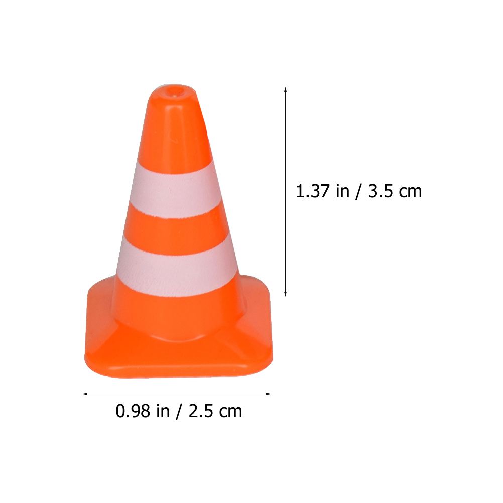 7/14pcs Mini Plastic Traffic Road Cones Toys Train... – Grandado