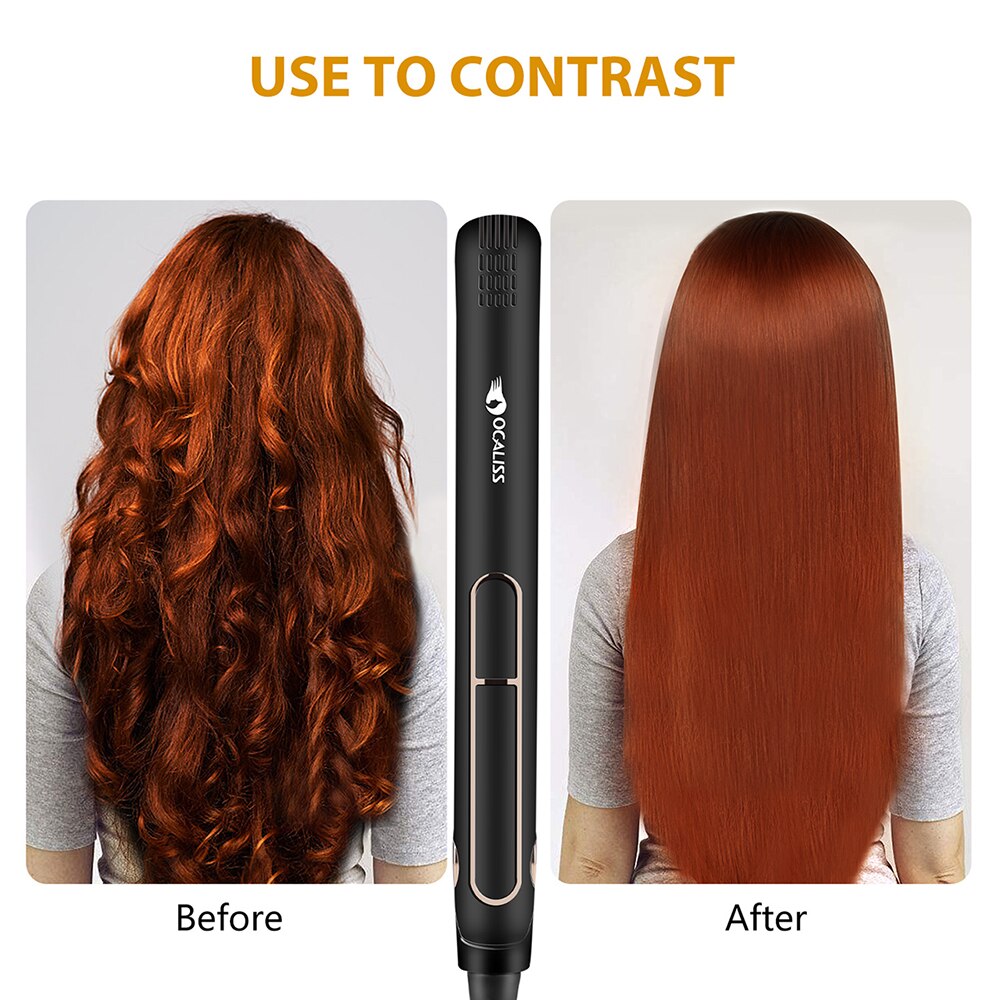 Ocaliss Titanium Hair Straighteners RM-39TFP Adjus... – Grandado