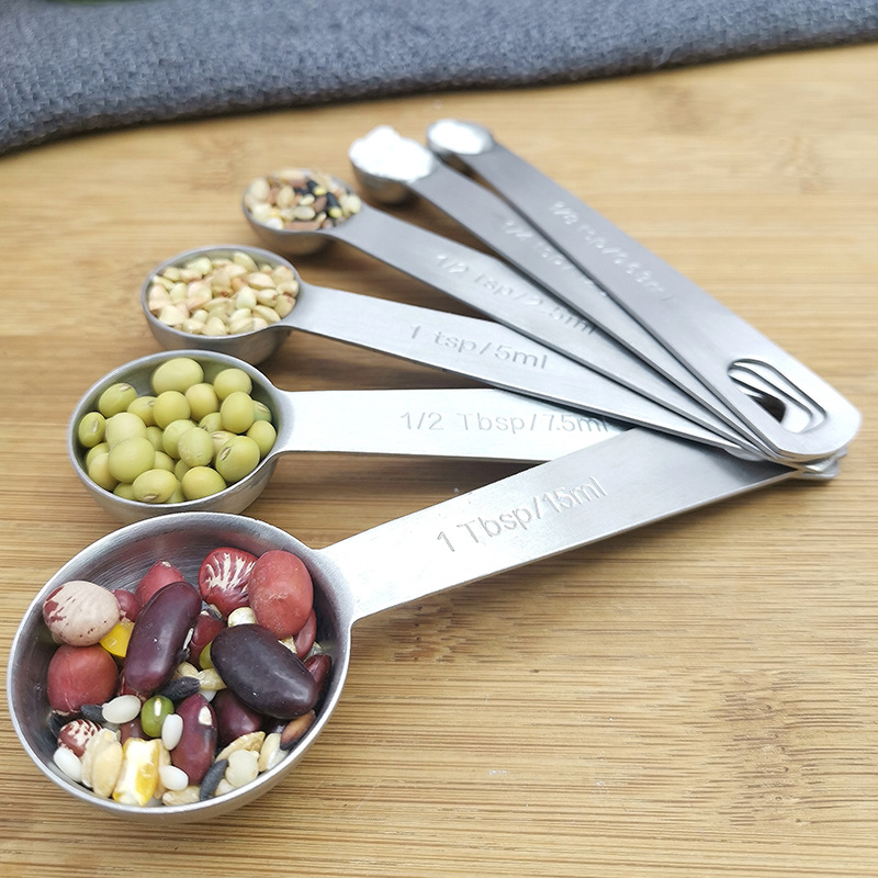 6Pcs Multi Stainless Steel Measuring Spoon Cup Set... – Grandado