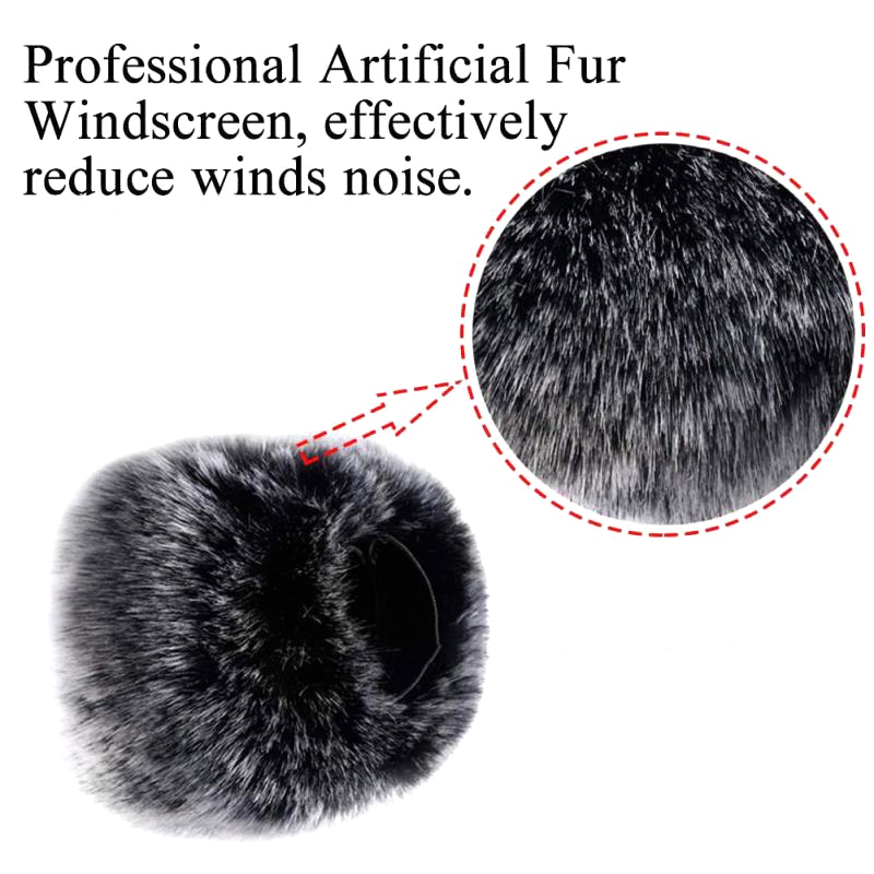 Microphone Cover Comfortable Furry Microphone Wind... – Grandado