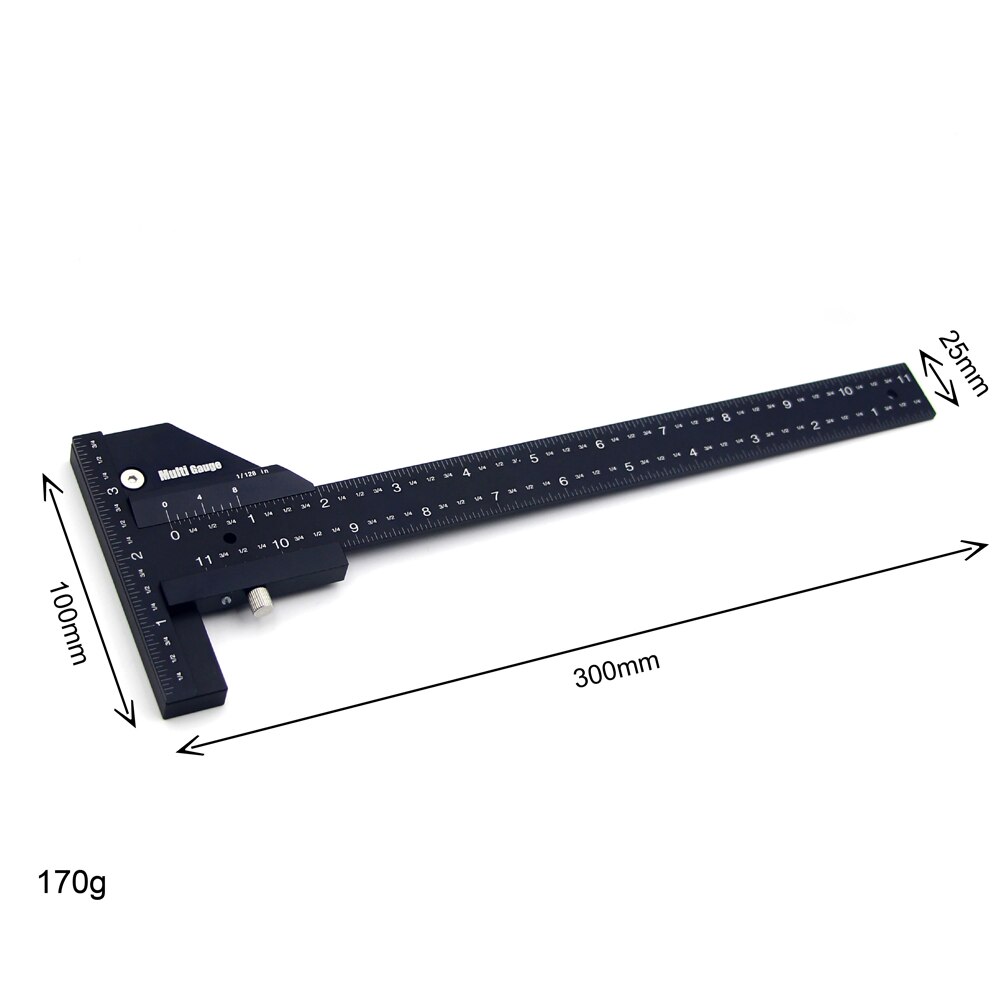 Woodworking Multifunctional Ruler Aluminum Alloy T... – Grandado