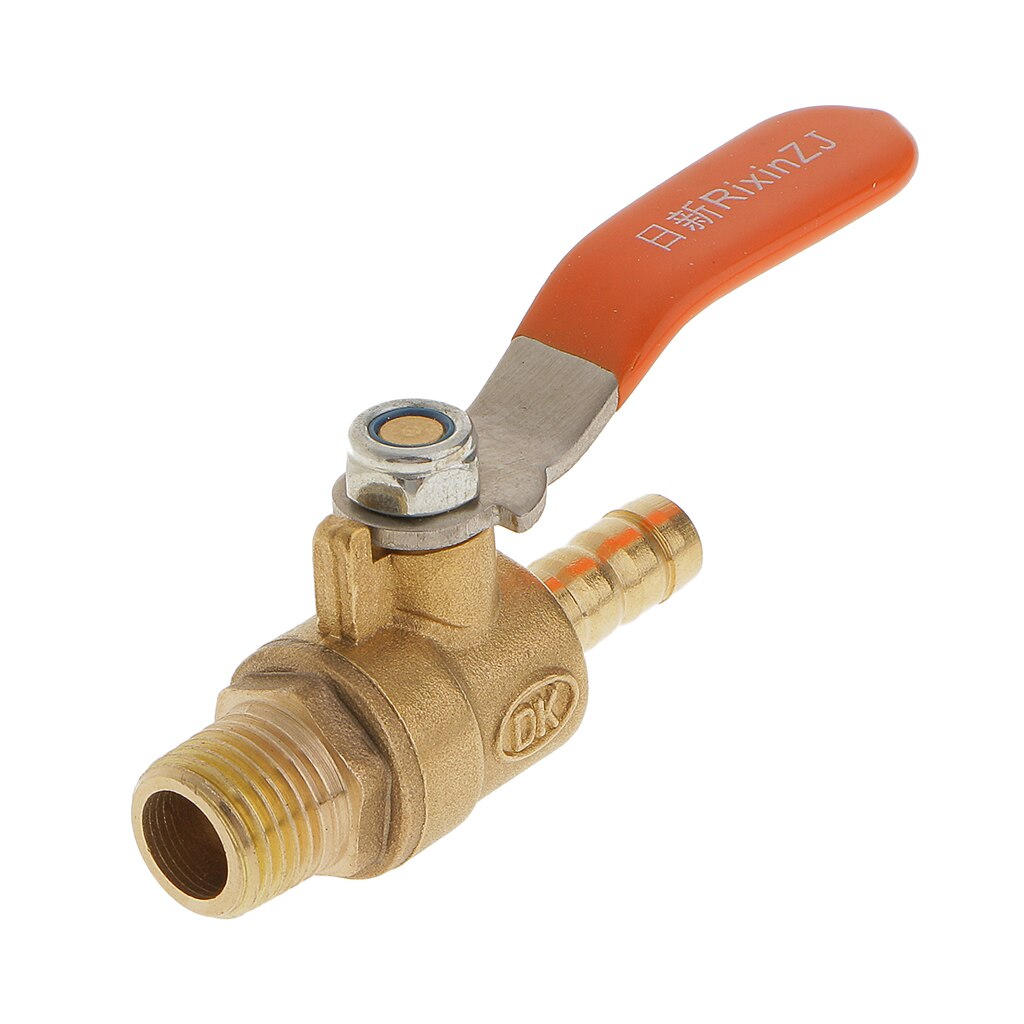 1/4 BSP Thread to 5/16 Barbed Hose Brass Ball Valv... – Vicedeal