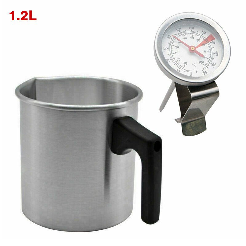 1.2L/3L Metalen Wax Smelten Pot Wax Kaars Chocolad... – Grandado