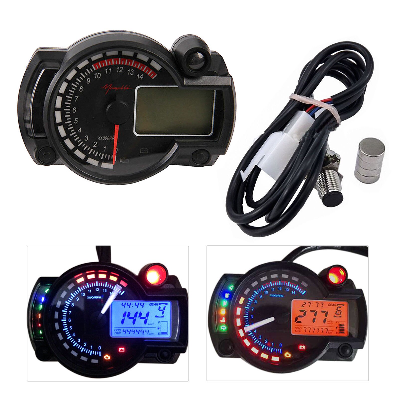 Motorcycle Digital Instrument Speedometer Odometer... – Grandado