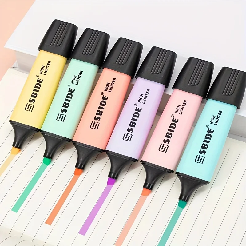 6pcs Macron Color Fluorescent Markers For Marking ... – Vicedeal