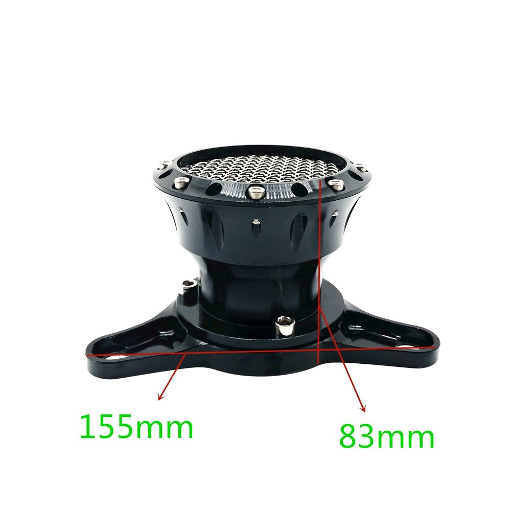 Motorcycle Black Velocity Stack Air Cleaner Intake... – Grandado