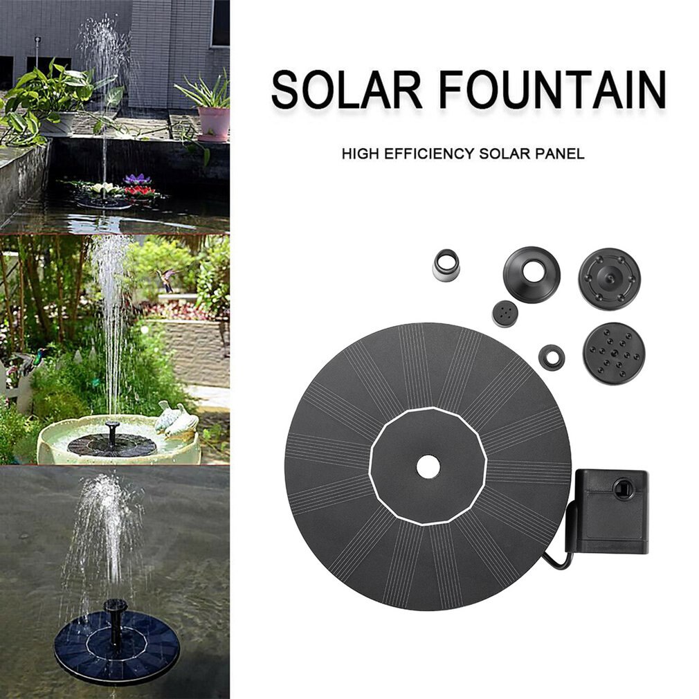 Solar Power Water Fontein Pomp Solar Fontein Vogel... – Grandado