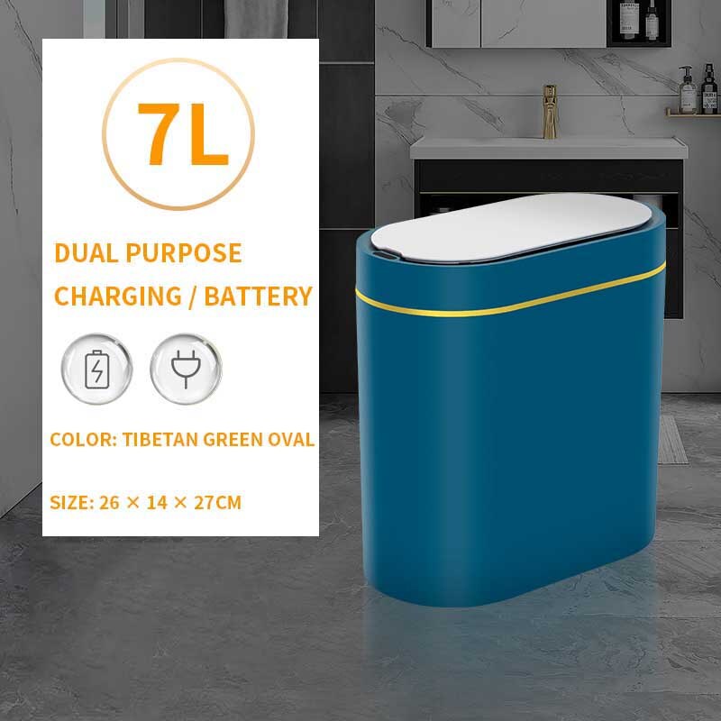 Smart Sensor Trash Bin Household Induction Trash C... – Grandado