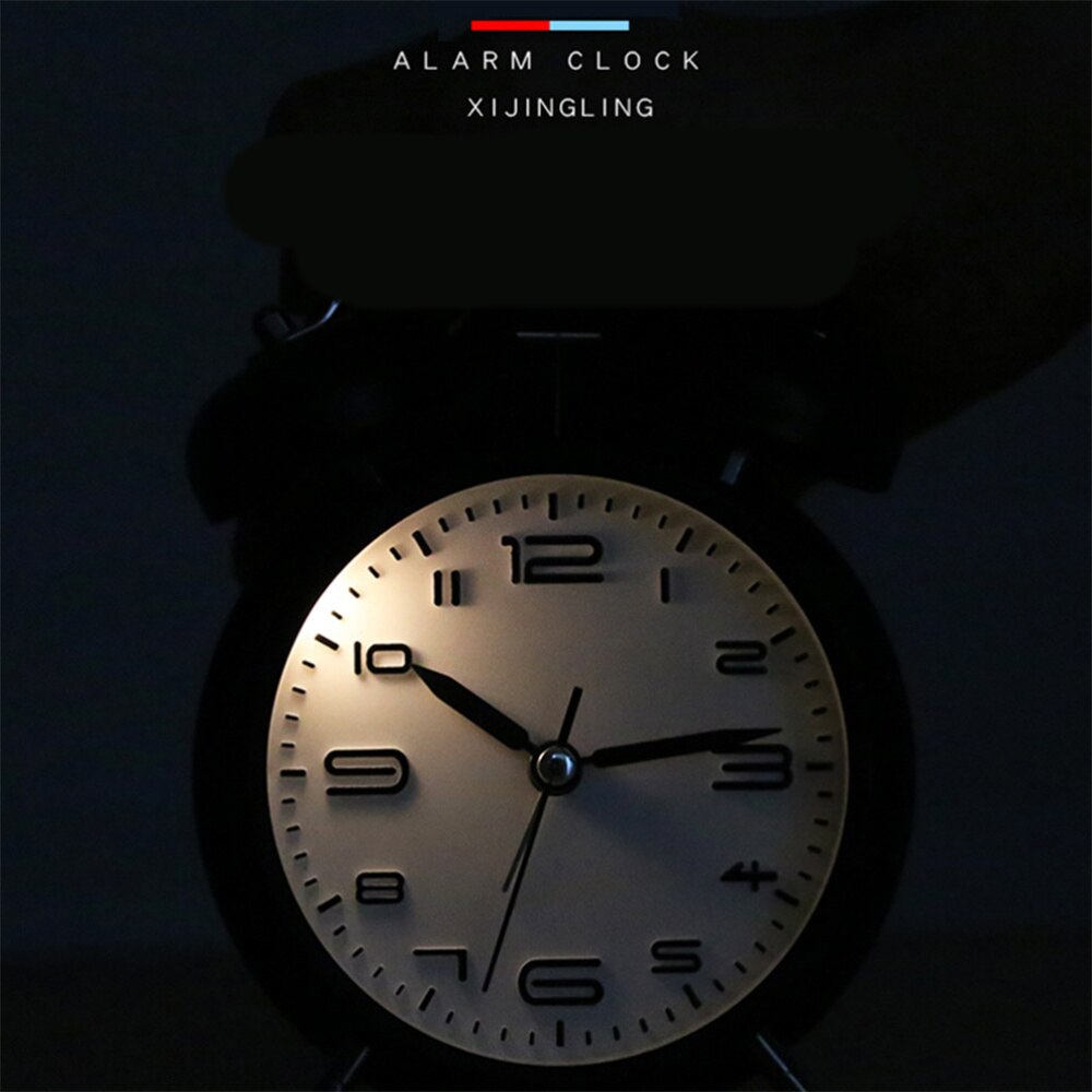 1PC Students Alarm Clock Simple Bedroom Desk Clock... – Grandado