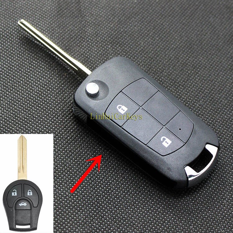 AURONOVA Upgrade Folding Key Shell for Nissan Juke... – Grandado