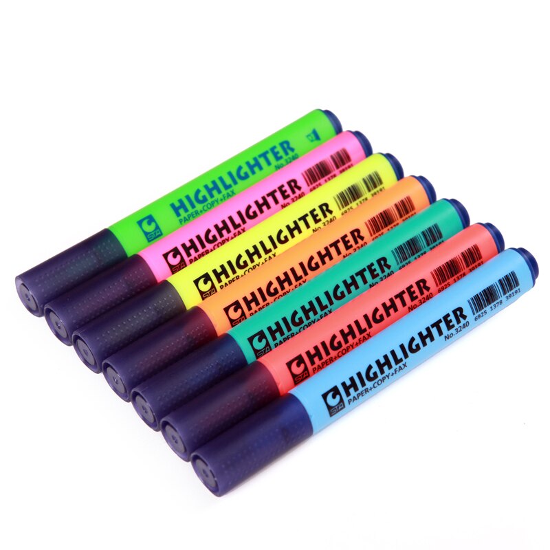 highlighter Pen Paint Marker Pens Art Supplies Obl... – Grandado