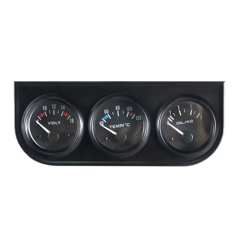 52Mm 12V Auto Gauge 3 In 1 Spanning/Water Temp/Oli... – Grandado