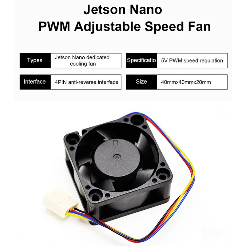for Jetson Nano Cooling Fan 5V, 4PIN Reverse-Proof... – Vicedeal