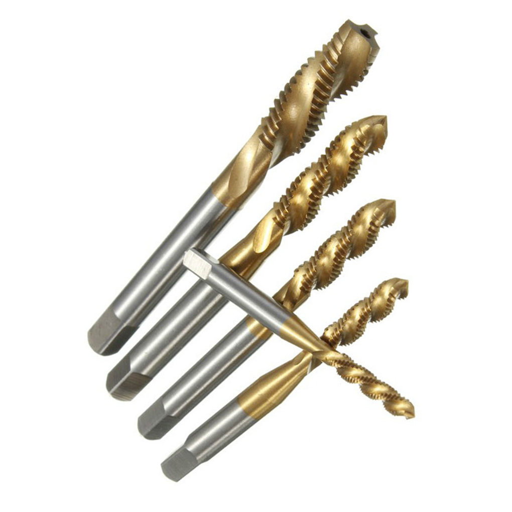 5pcs 14-22mm M3 M4 M5 M6 M8 HSS Spiral Flute Metri... – Grandado