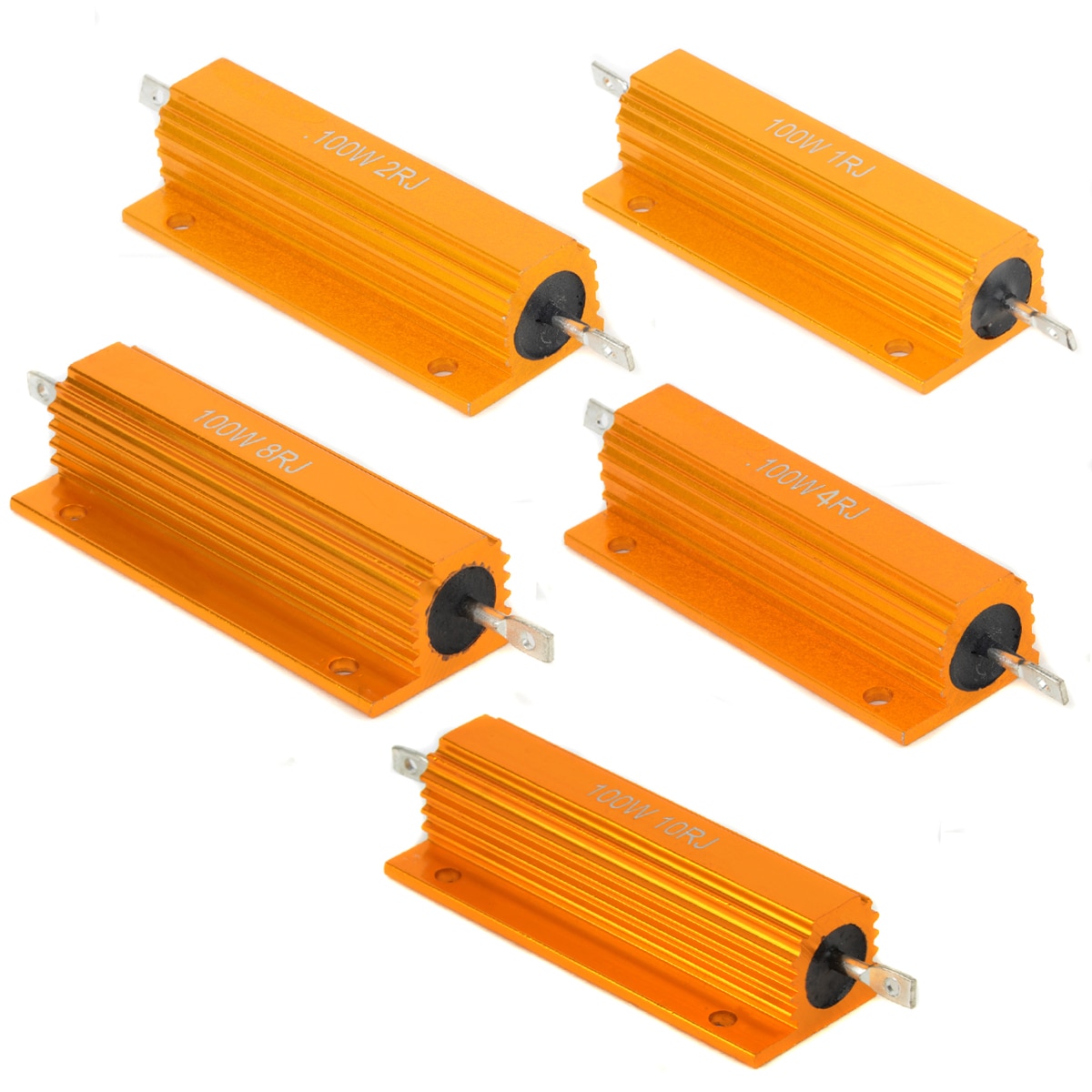 1 pc 100 W Hoge Stabiliteit Vermogen Weerstand Alu... – Grandado