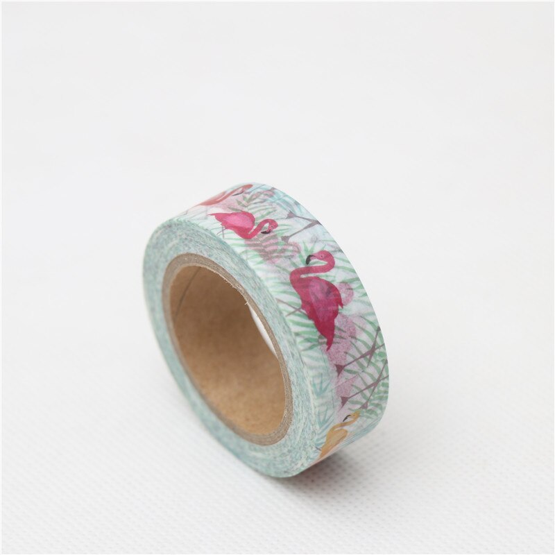 15mm*10m Kawaii lovely Flamingos Washi Tape DIY Sc... – Vicedeal