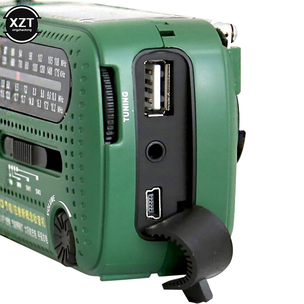 DEGEN DE13 Flashlight FM Sun Alarm Clock Radio Can... – Grandado