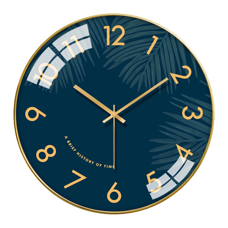 Modern Wall Clock Gold Nordic Watch Wall Living Ro... – Vicedeal
