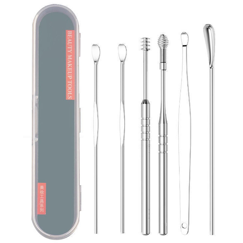 6/7pcs Ear Cleaner Wax Removal Tool Stainless Stee... – Grandado