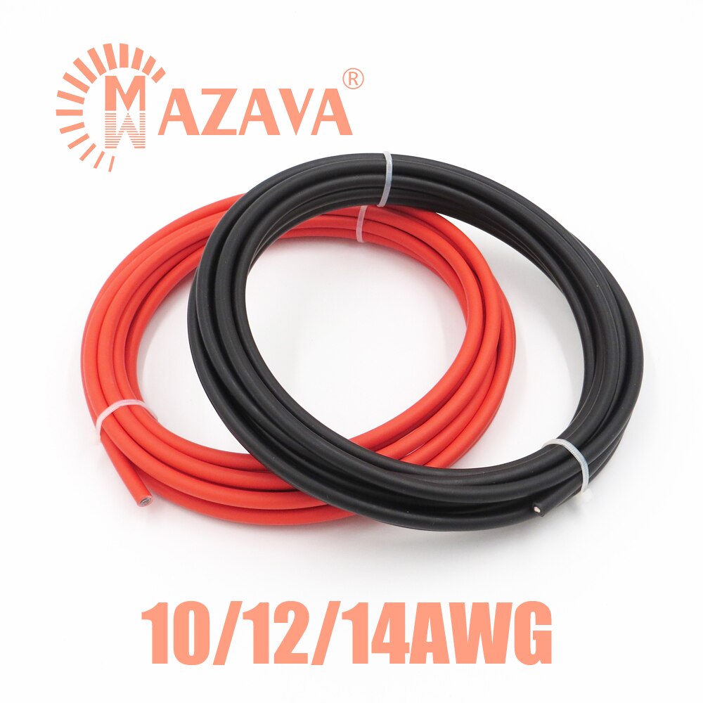 10M 10/12/14AWG Solar Cables Wire TUV Cable PV Sol... – Vicedeal