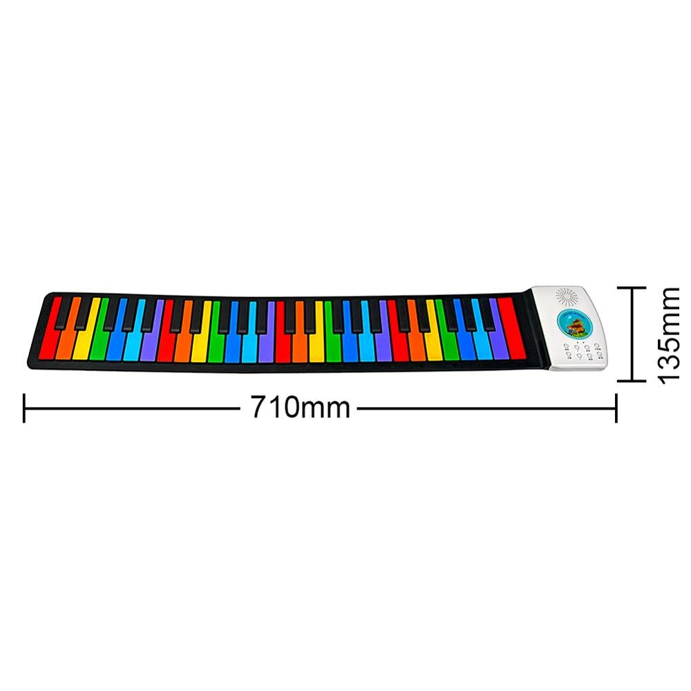 Portable Flexible Digital Keyboard Piano 49 Key Fl... – Grandado