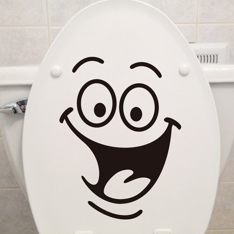 Smiley Gezicht Grappige Wc Sticker Wc Badkamer Dec... – Vicedeal