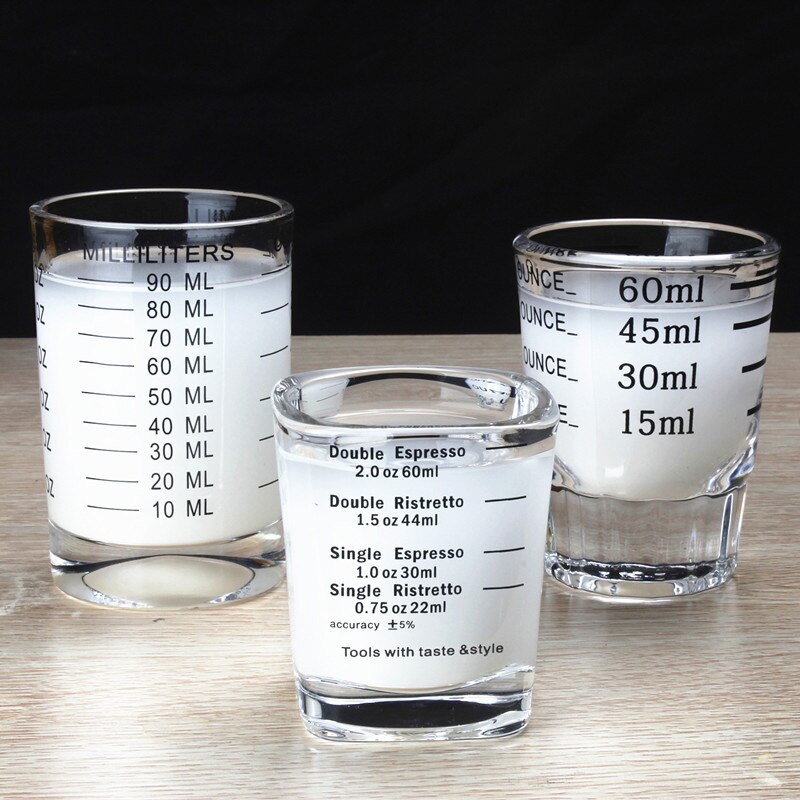 Scale Glass Small Measuring Cups Cocktail Ounce Ro... – Vicedeal
