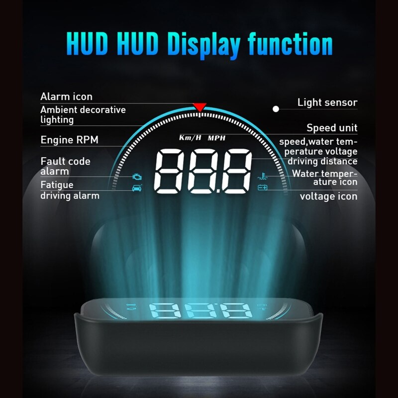 Auto Hud Display 3.5" Car Windshield Projecto... – Grandado