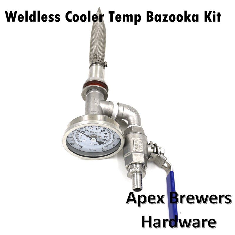 Weldless Cooler Temperature Bazooka Kit, 6" Bazook... – Grandado