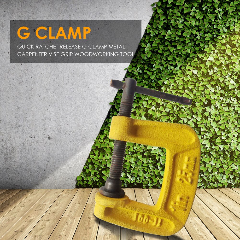 Quick Release G Clamp Steel Metal Carpenter Portab... – Grandado