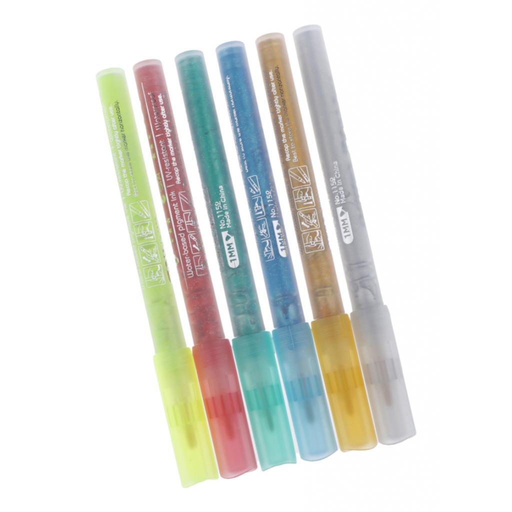 10 Assorted Color Outline Pens Highlight Markers C... – Vicedeal