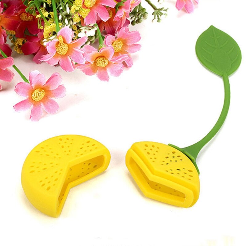 2 Pcs Long Leaf Lemon Mesh Tea Filter Set Food Gra... – Grandado