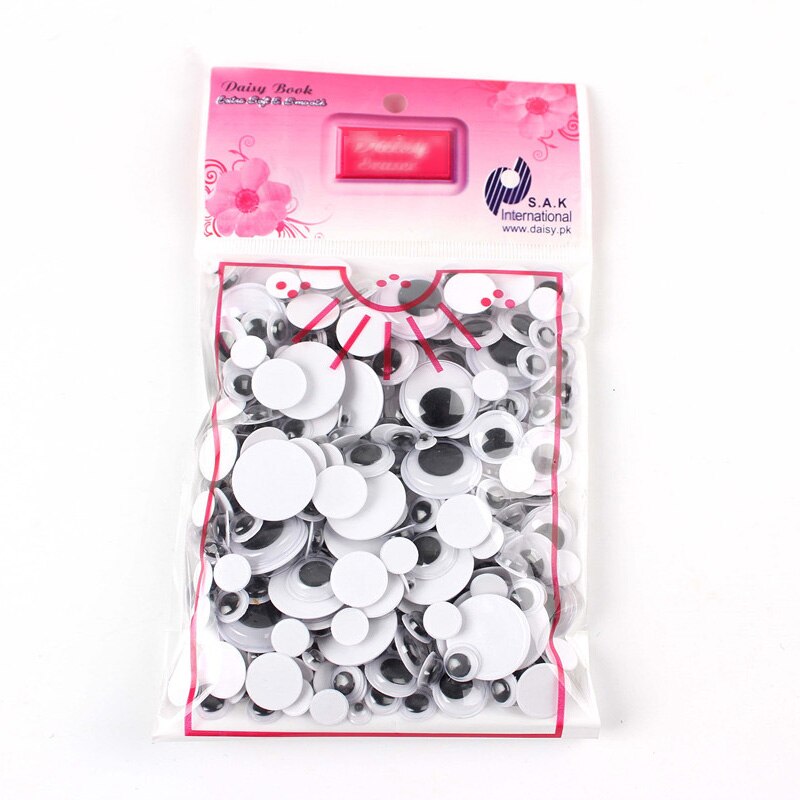 Plastic Eyeball Eyes Scrapbook with Adhesive stick... – Grandado