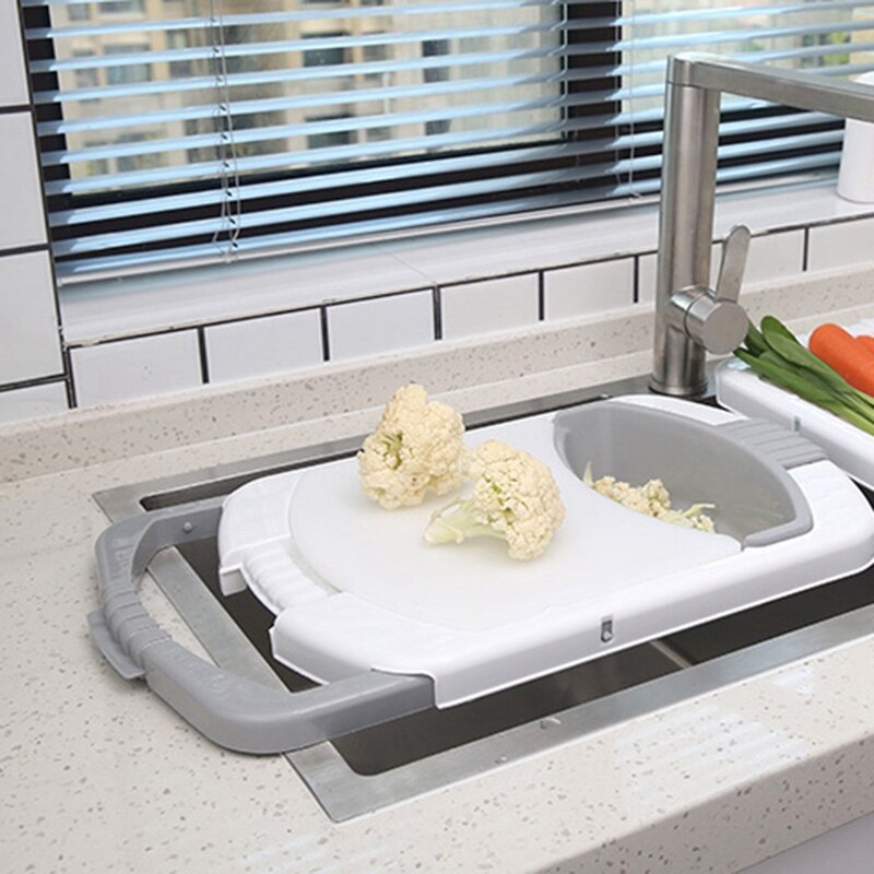 Multifunctional Kitchen Chopping Board Sink Drain ... – Vicedeal
