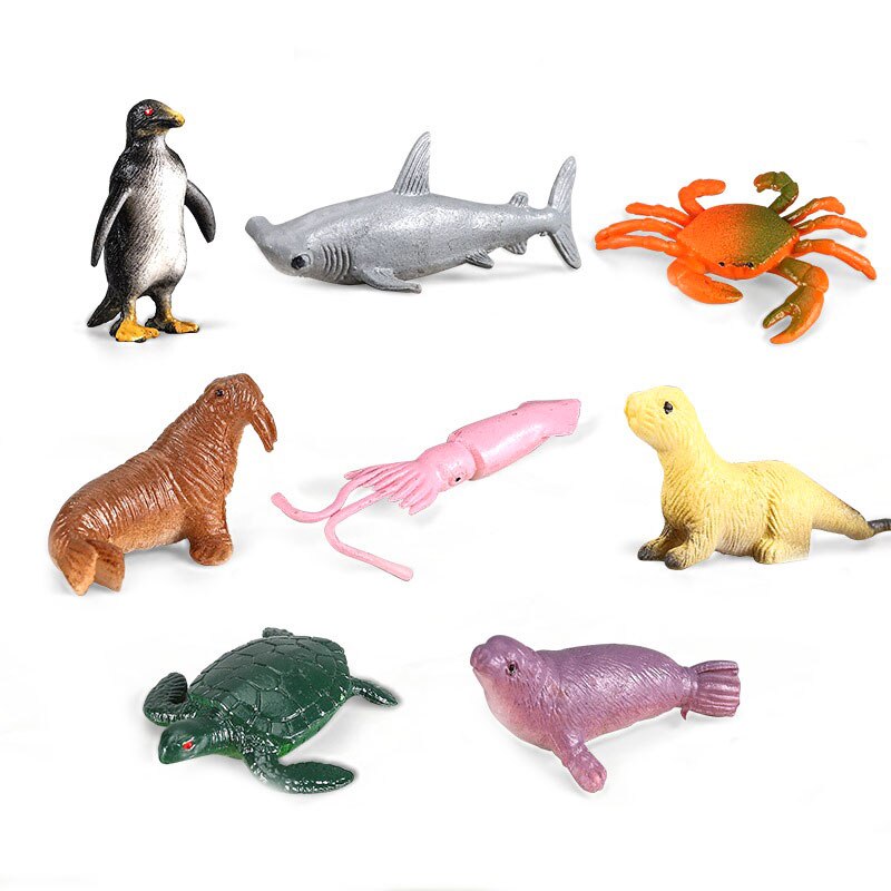 1 Set Diermodel Speelgoed Beeldjes Miniatuur Gesim... – Grandado