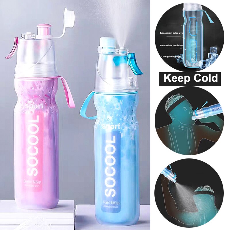 590Ml Fiets Waterfles Mtb Racefiets Spray Cooling ... – Grandado